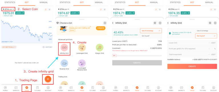 Infinity GRID Bot - Pionex Trading Bot