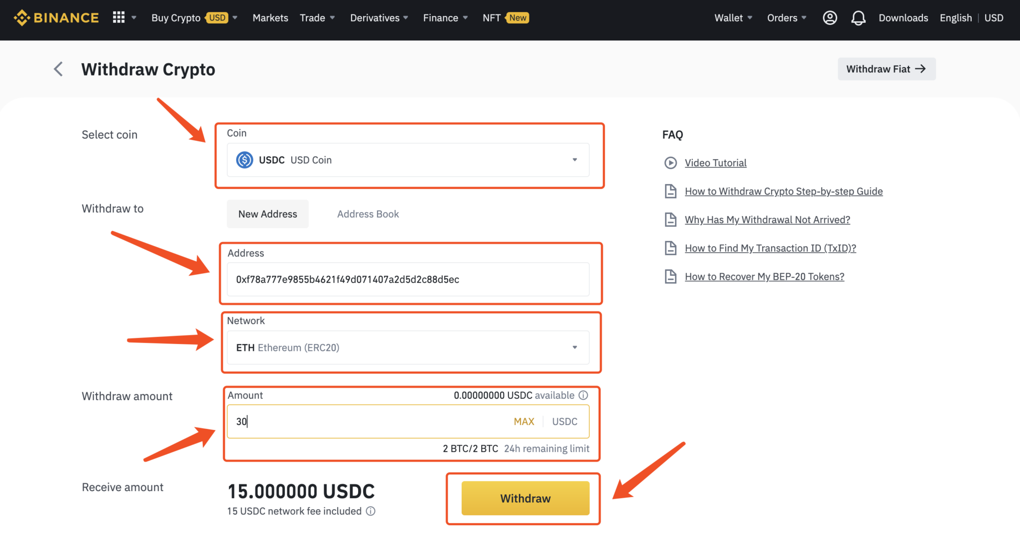 How do I transfer my assets to Pionex? - Pionex Trading Bot