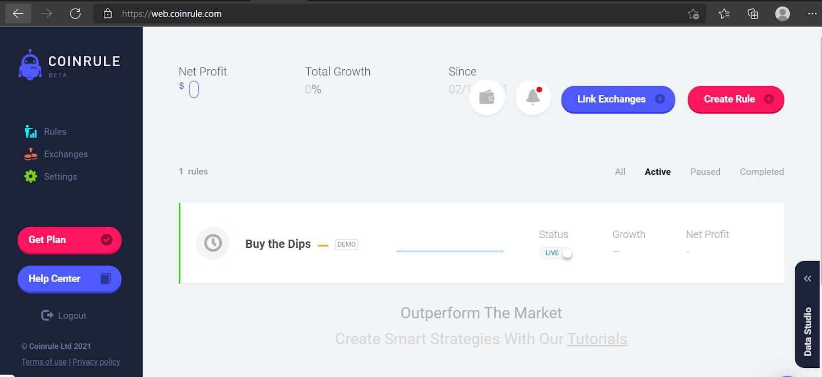 Coinrule Review 2021 Coinrule Trading Bots and Pricing - Pionex Trading Bot