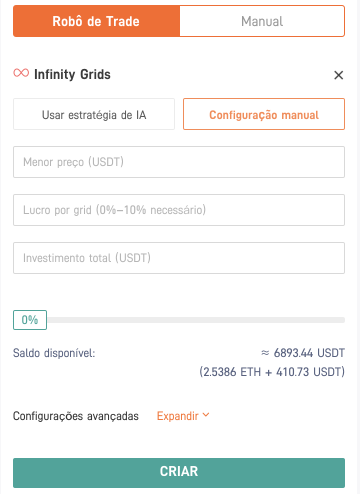 Infinity Grid - Pionex Trading Bot
