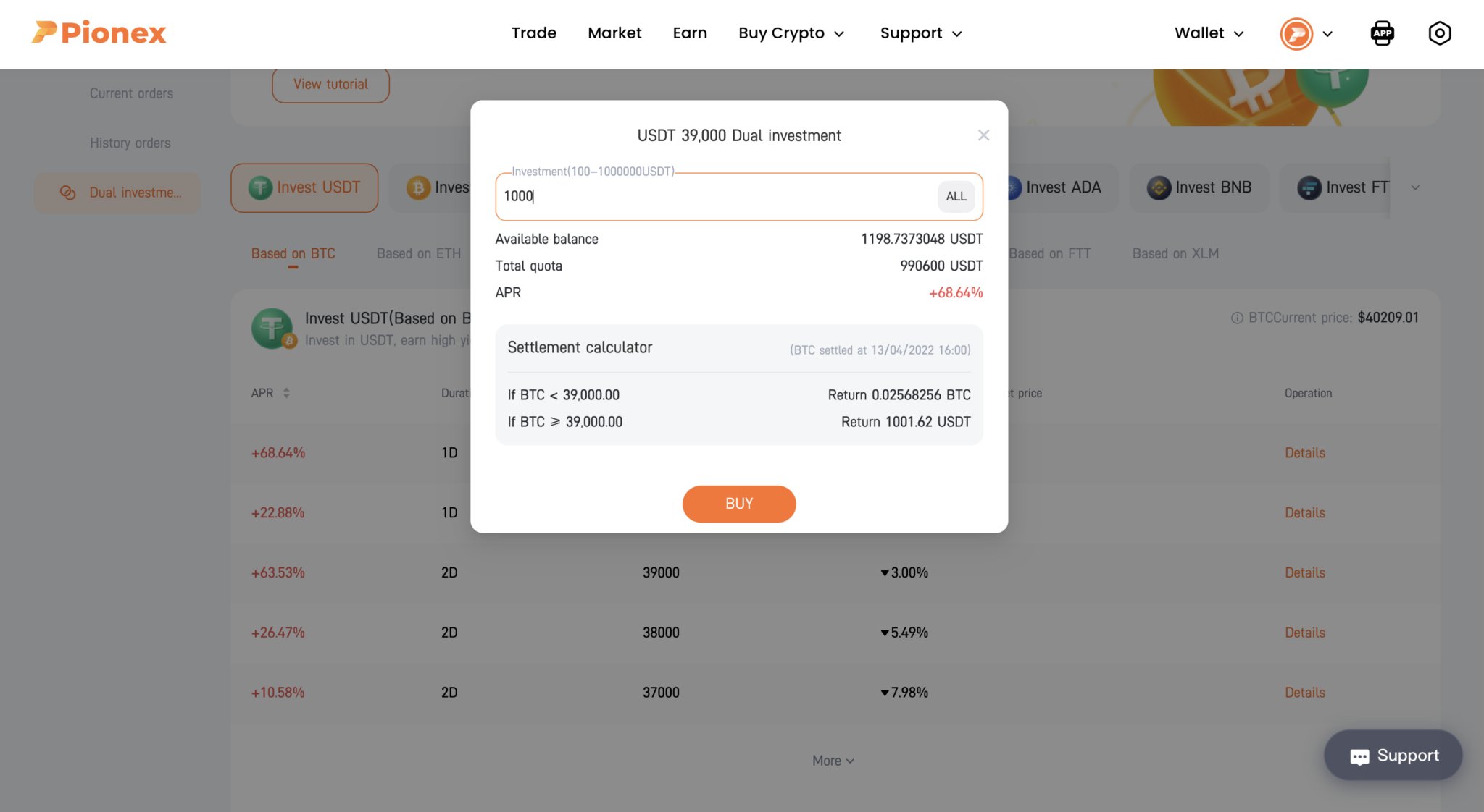 What is Pionex Dual investment - Pionex Trading Bot