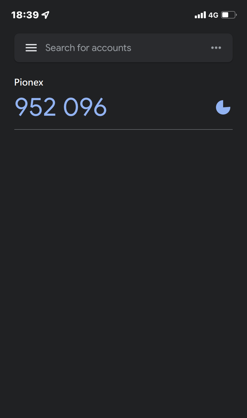 Enable 2FA on your Pionex account 【App】 - Pionex Trading Bot