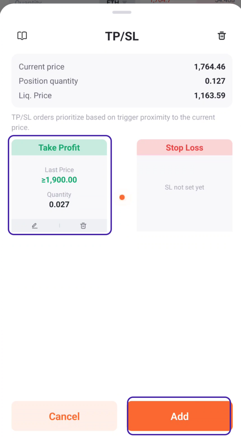 TP/SL - Pionex Trading Bot