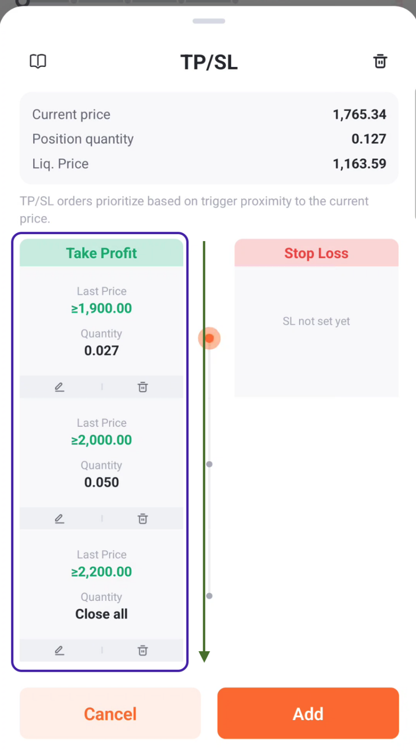 TP/SL - Pionex Trading Bot