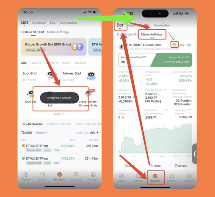 Schritt für Schritt Anleitung: Wie man einen Futures Grid Bot mit ...