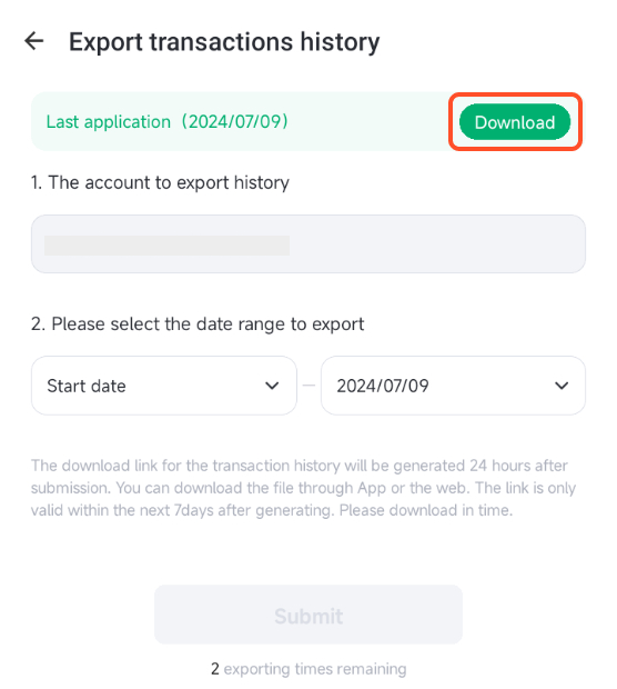 How to Export Pionex Transaction History Statement - Pionex Trading Bot